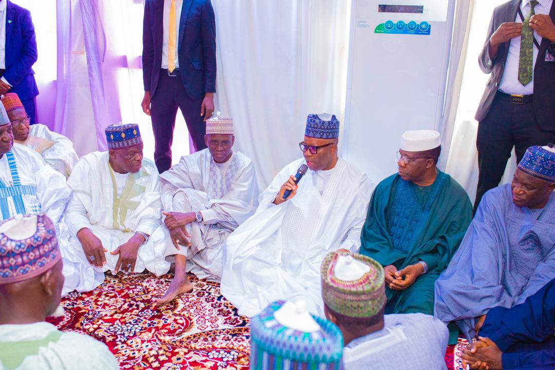 AKPABIO LEADS COLLEAGUES ON CONDOLENCE VISIT TO SENATOR MONGUNO